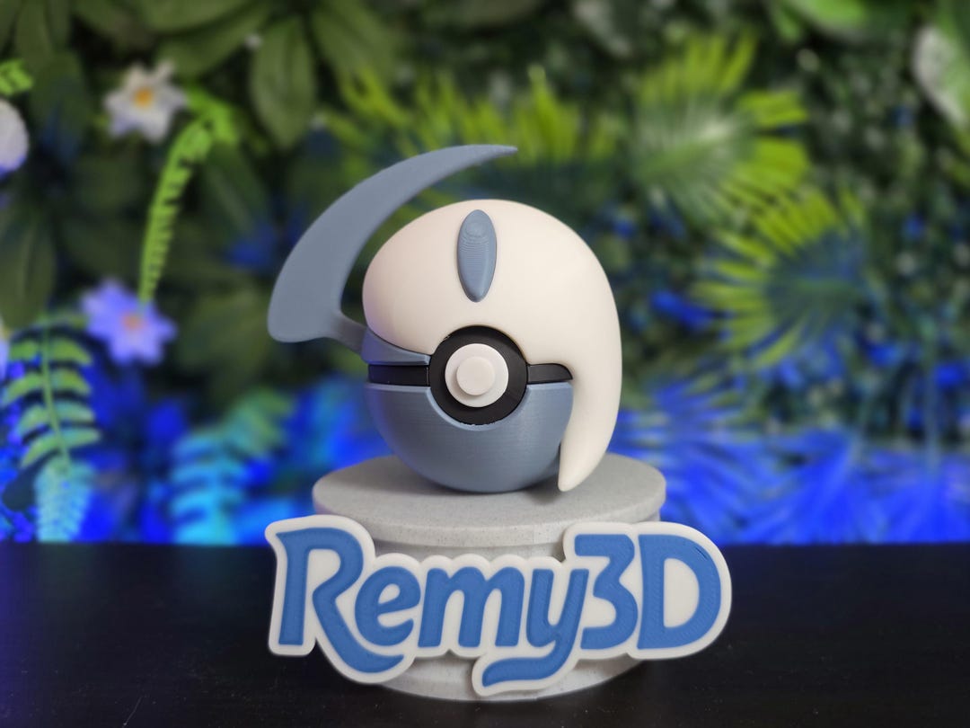 Pokeball Absol – 3D Printed Pokémon Decorative Figurine - Gift Idea and ...