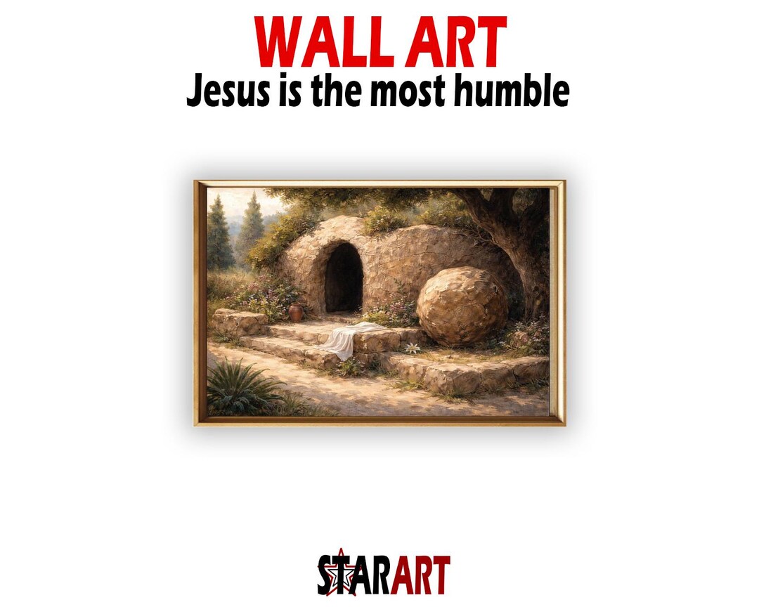 Christian Wall Art: EMPTY TOMB - Etsy
