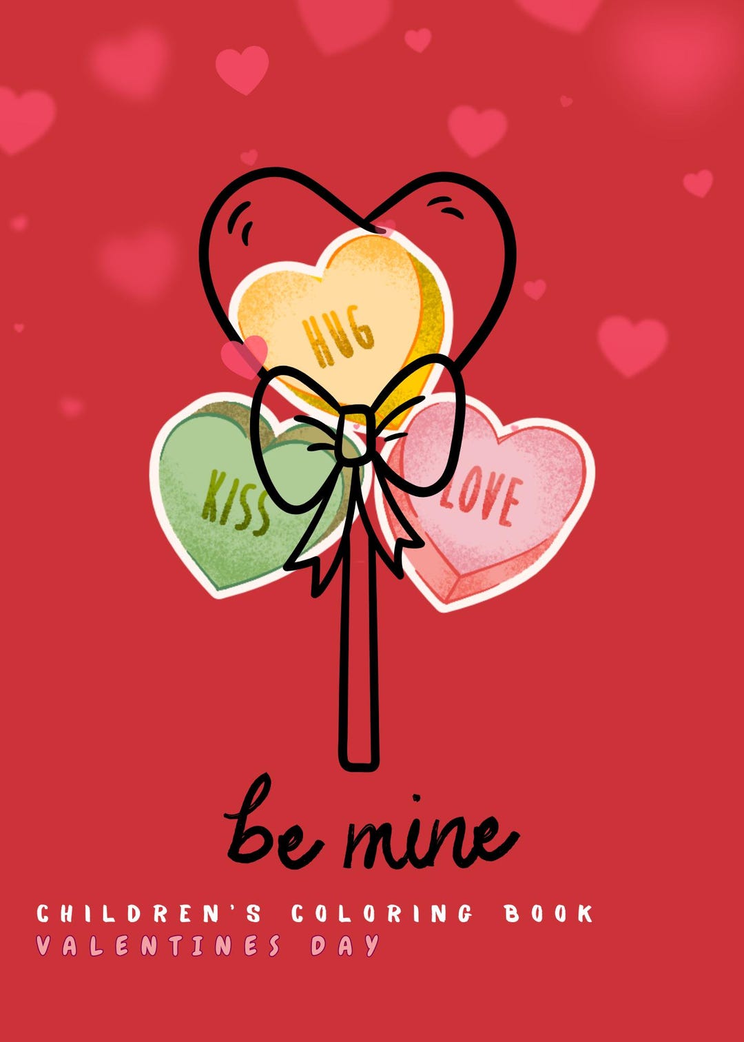 Children’s Coloring Book - Valentines Day - Etsy
