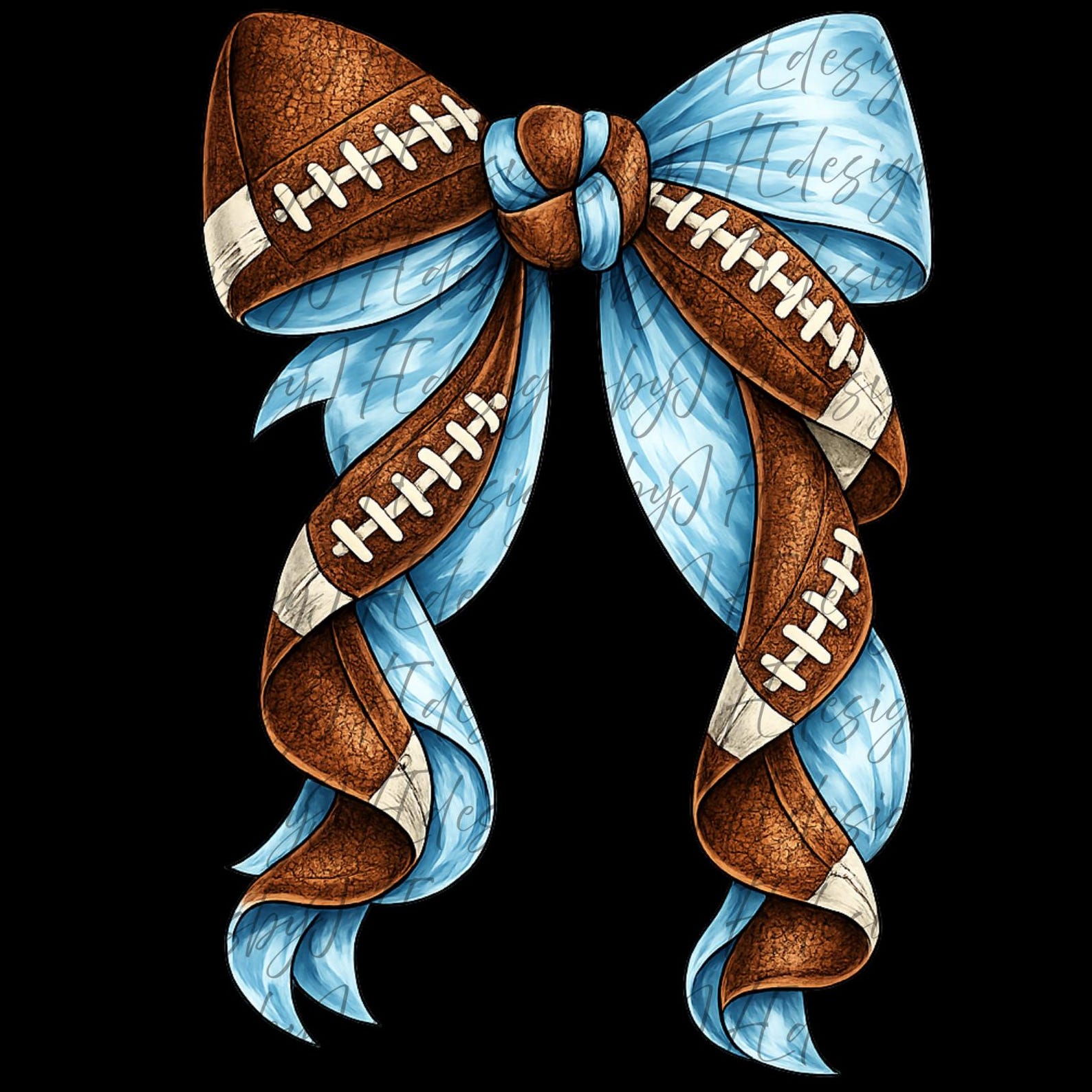Football Bow PNG, Ribbon Bow, Sports Mom Shirt Design, Game Day ...
