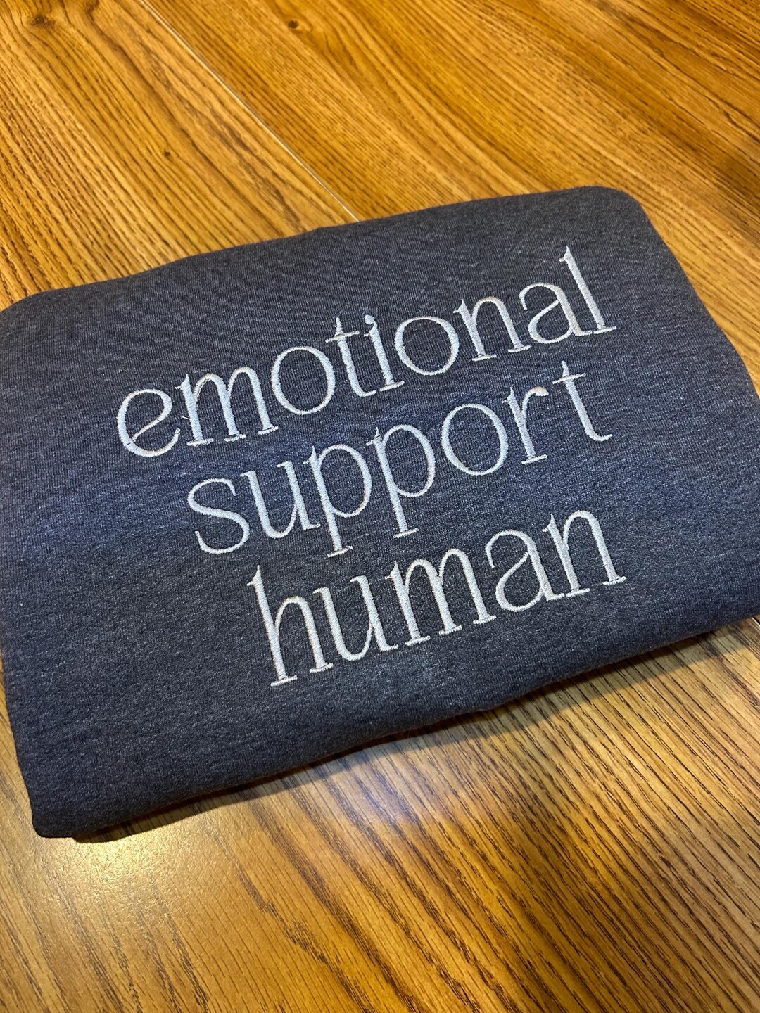 Emotional Support Human | Cozy Humor Top | Funny Comfort Sweatshirt - Etsy