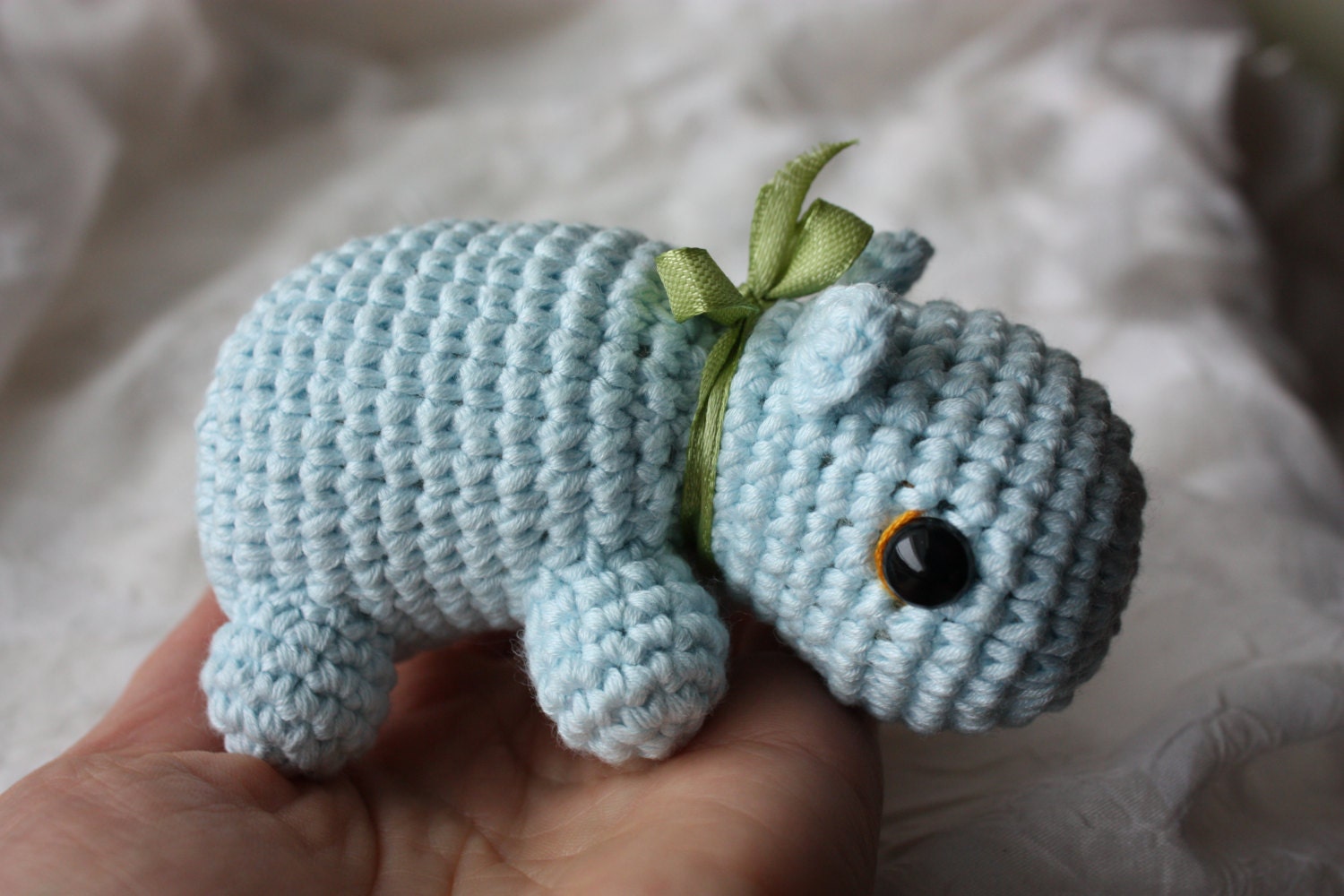 Amigurumi Crochet Small Hippo Toy PATTERN | Instant Download ...