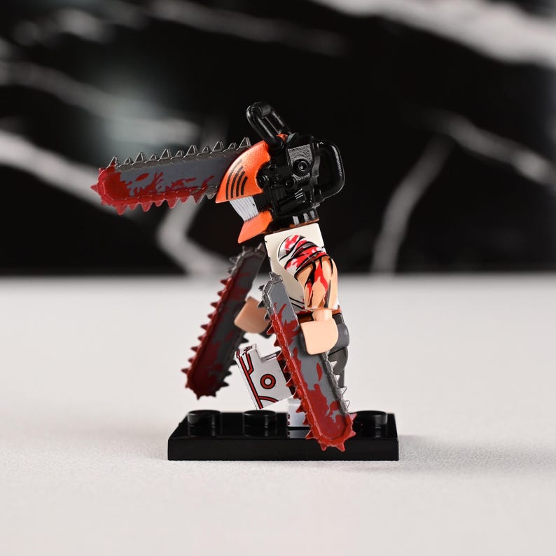 Denji | Custom Chainsaw Man Figurine | Pochita Devil Hybrid | Detailed ...