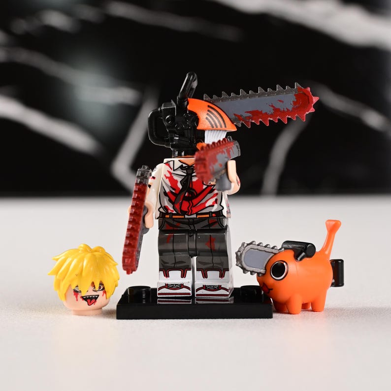 Denji | Custom Chainsaw Man Figurine | Pochita Devil Hybrid | Detailed ...