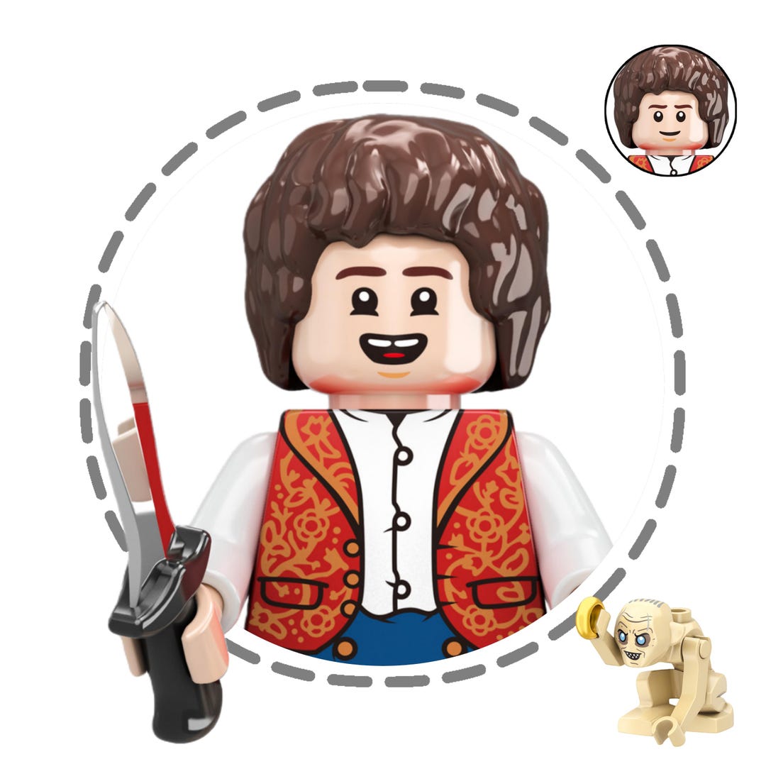 Frodo Baggins Minifigure - the Ring-bearer & Hero of the Shire | LOTR ...
