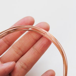 Rose Gold Filled Wire 22g 20g 18g - Etsy