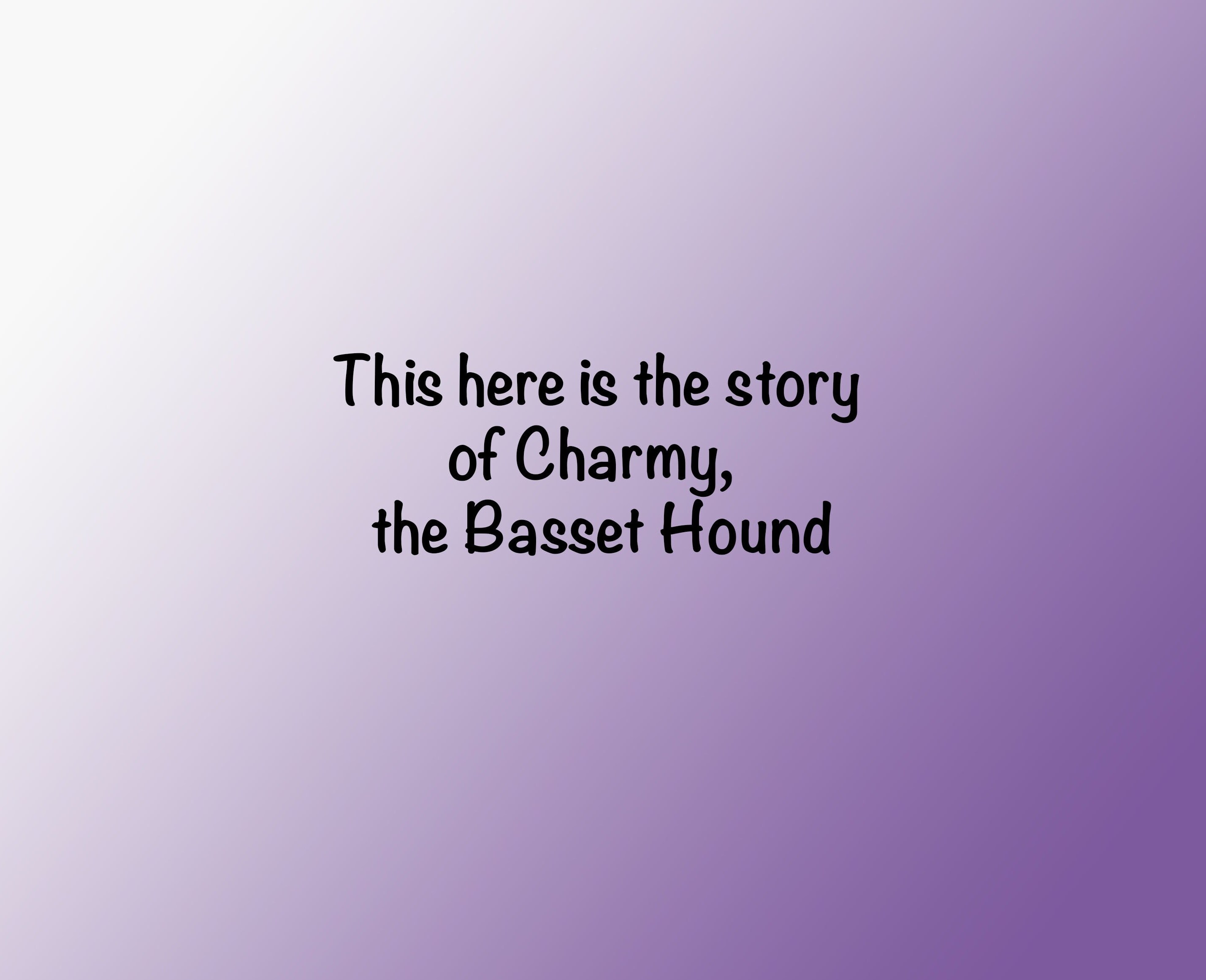 Charmy the Basset Hound - Children’s Book - Etsy