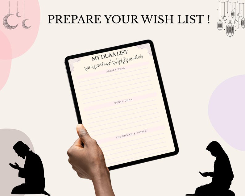 English Ramadan Planner 2026 | Islamic Planner | Goals, 30-day Tracker ...
