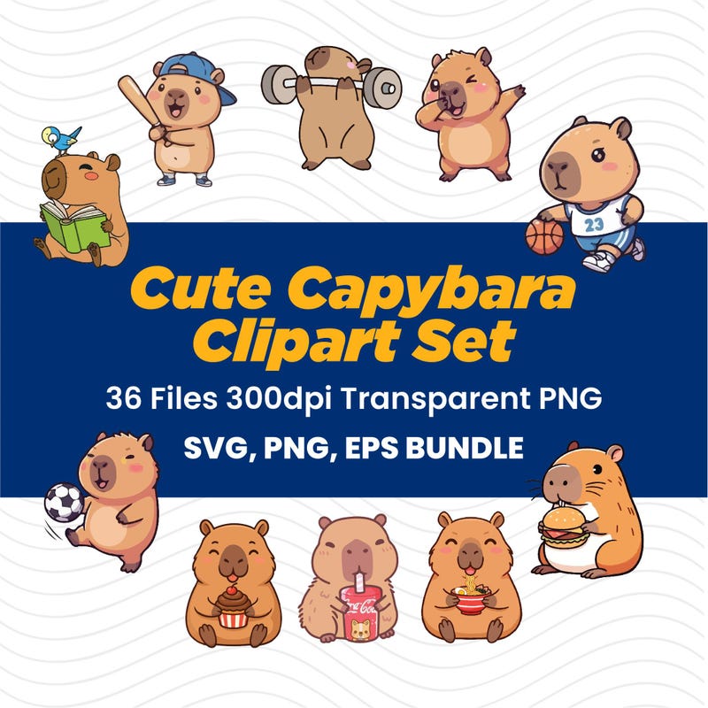 Animal Stickers Clipart - Etsy