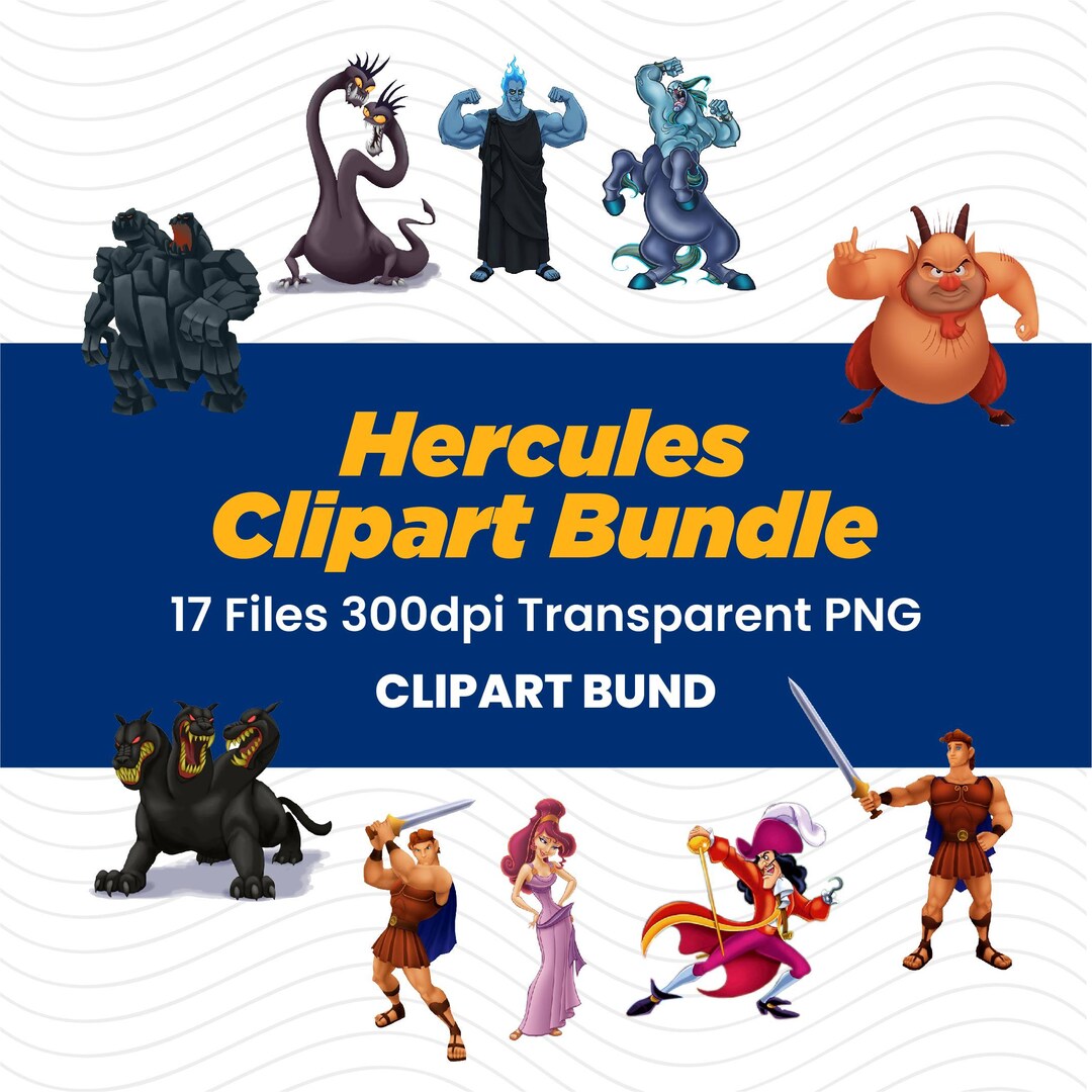 Greek Mythology Cartoon Clipart Bundle | Transparent PNG (digital ...