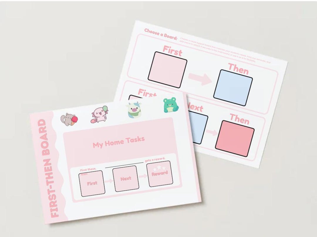 Squishmallows Home Now Next Board | Kids Visual Routine Chart | Bedroom ...
