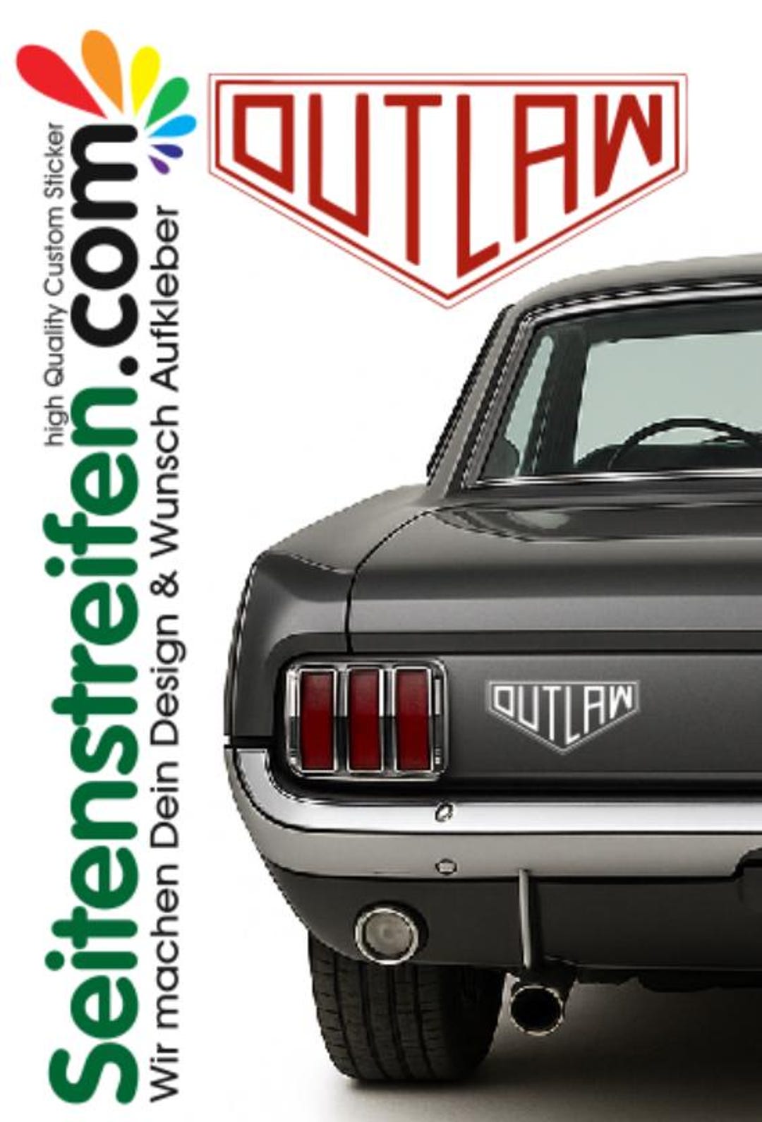 2x Vehicle Stickers - OUTLAW - Stickers - RW5 - Etsy