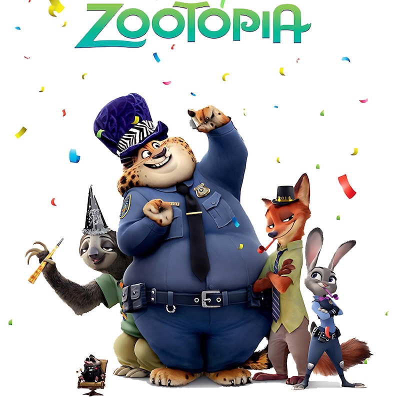 Zootopia Clipart Bundle, 300+ PNG Files, Transparent Background ...