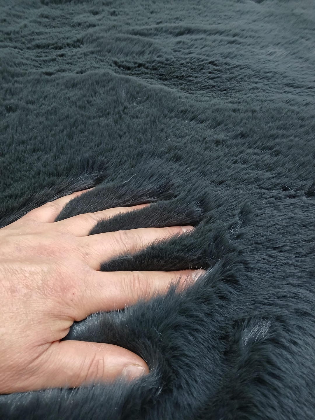 Soft, Suede-backed, Faux Fur Rug, Made in Türkiye.(100x160 CM) - Etsy