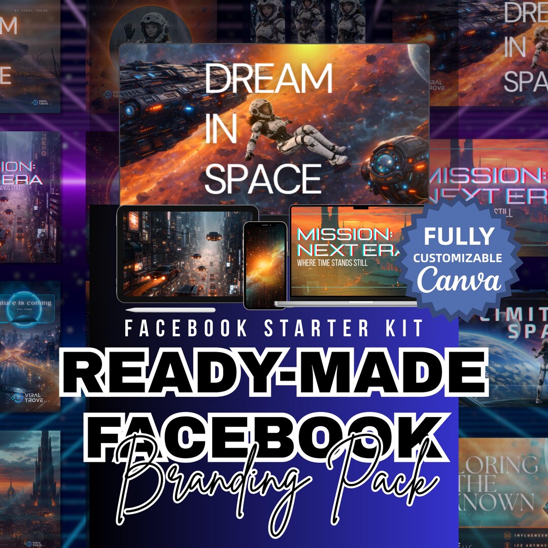 Facebook Branding Kit, Canva Templates, Profile Cover, Business Starter ...