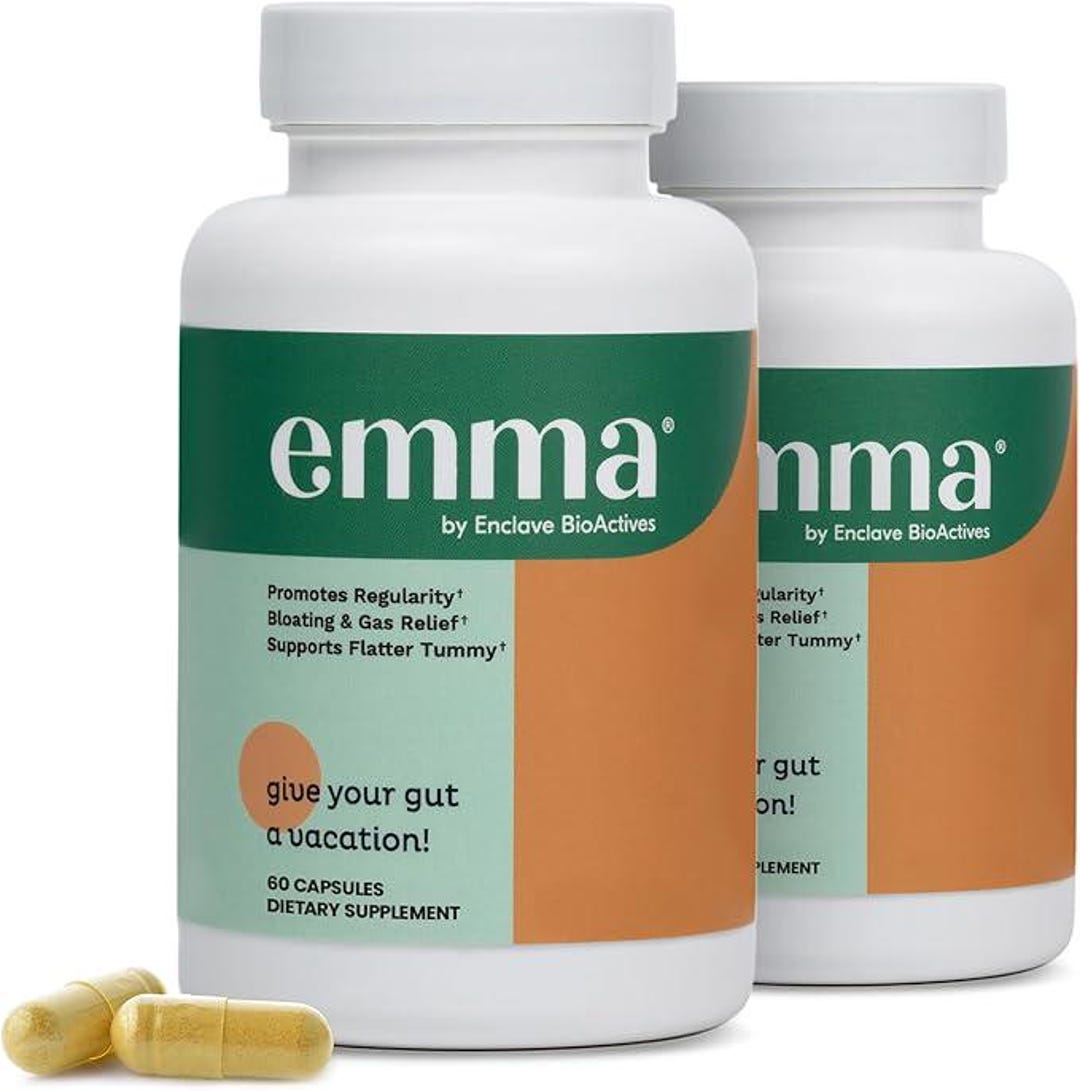 Emma Gut Health Doctors Endorsed Supplement - 60 Capsules Pack 2 - Etsy