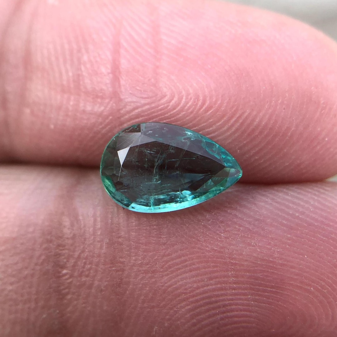 Super Emerald Faceted Gemstone Natural Emerald Very Good Quality Pear ...
