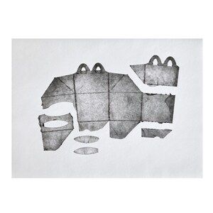 Happy Meal Box (deconstructed) | Original Collagraph Print | 28x21 ...