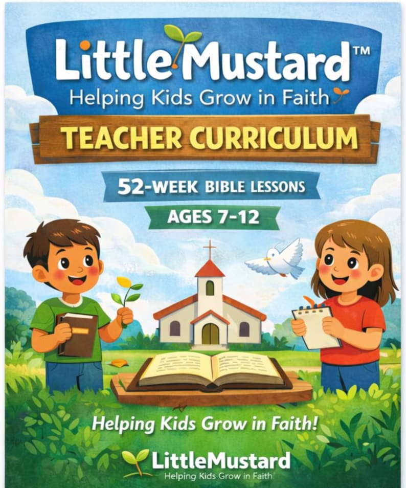 Littlemustard™ 52-week Bible Curriculum | Ages 7-12 (printable PDF) - Etsy