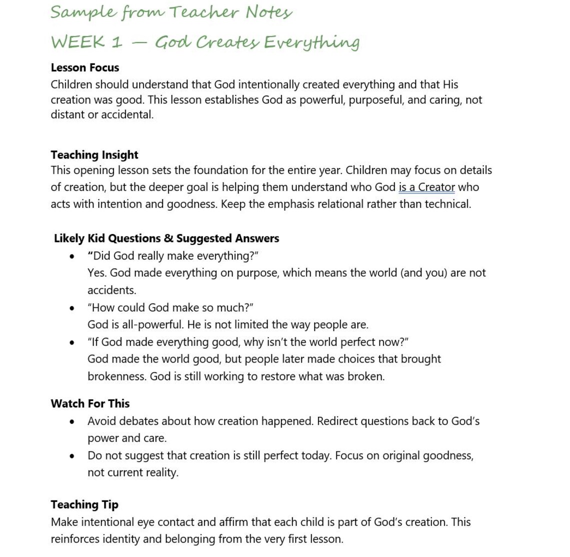 Littlemustard™ 52-week Bible Curriculum | Ages 7-12 (printable PDF) - Etsy