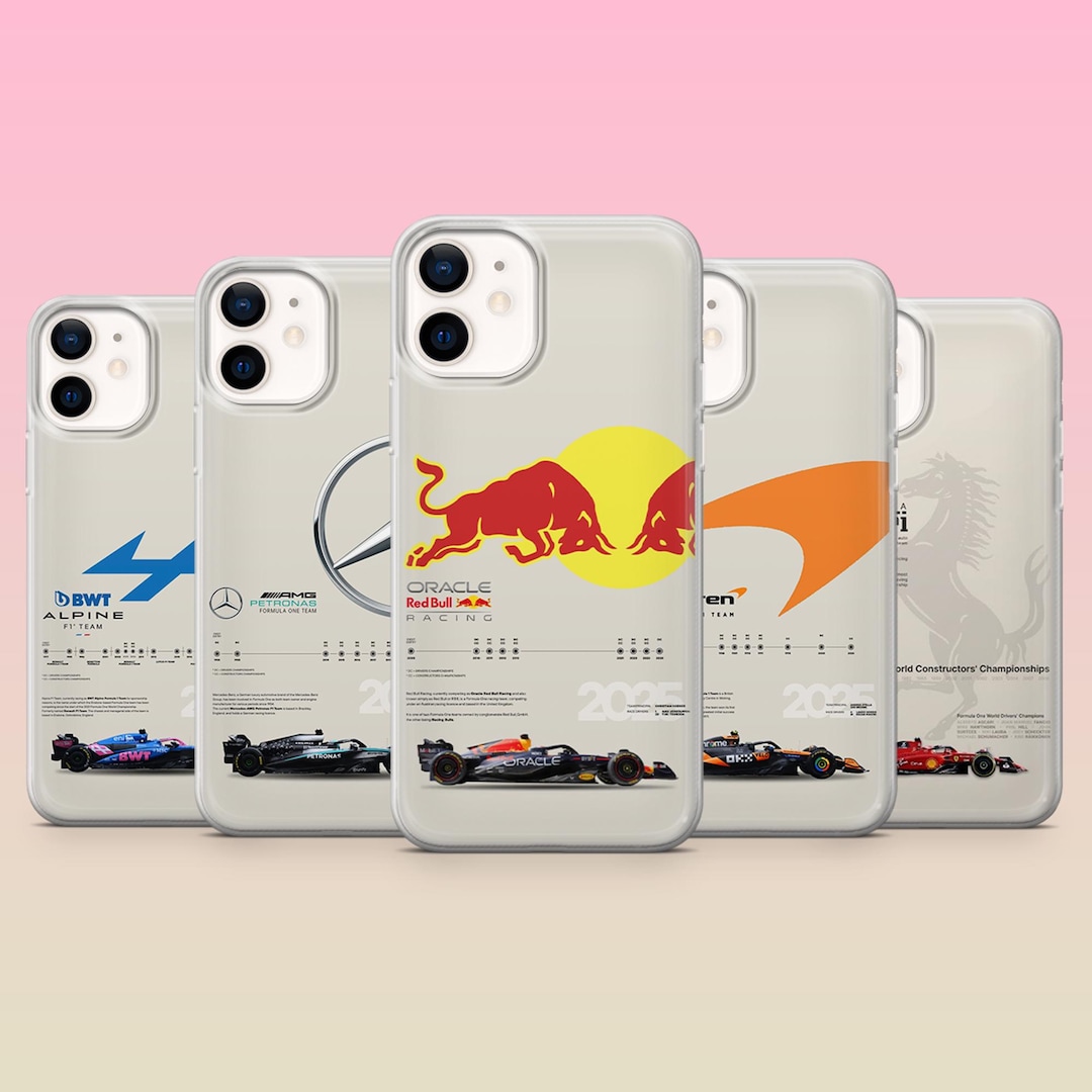 Formula 1 Phone Case F1 Team F1 Car Cover for iPhone 17, 16, 15, 14, 13 ...