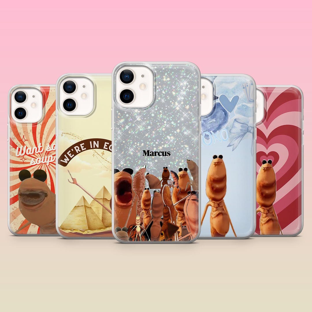Marcus the Worm Phone Case Funny Meme Rvchat Cover for iPhone 17, 16 ...