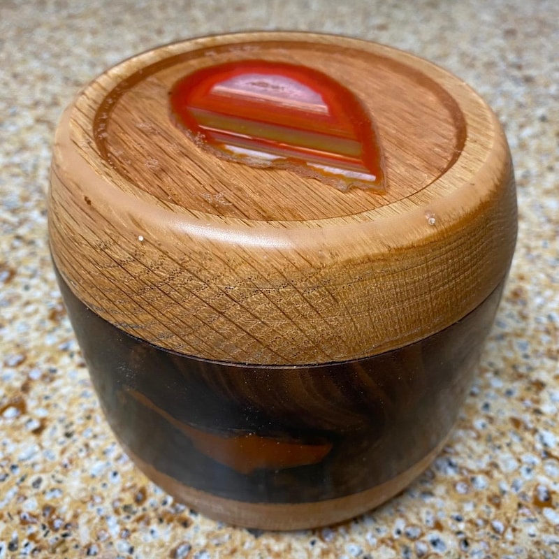 Wood Turned Box - Etsy