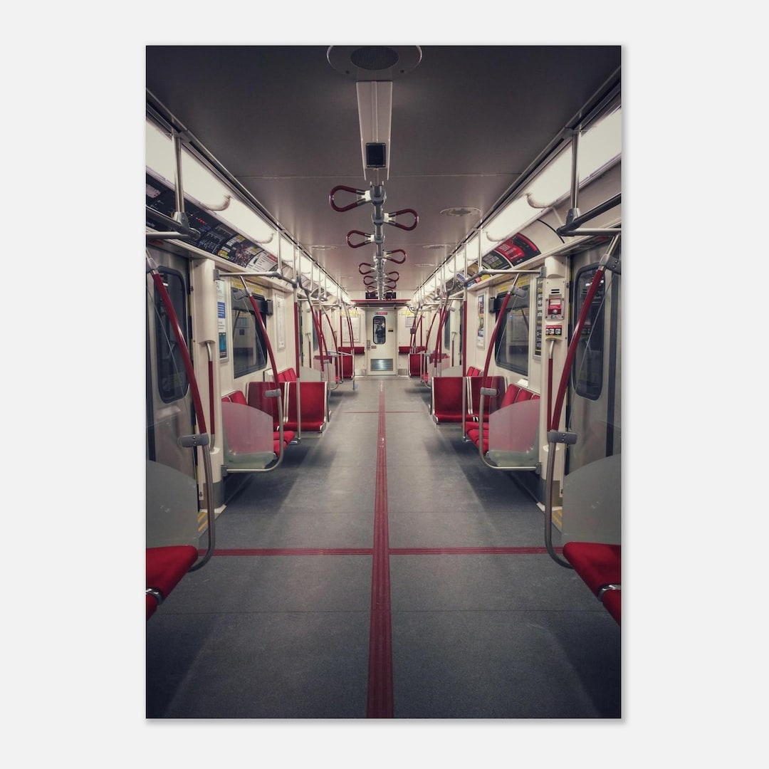 Poster Metro Seats - Premium Matte Paper Poster - Etsy