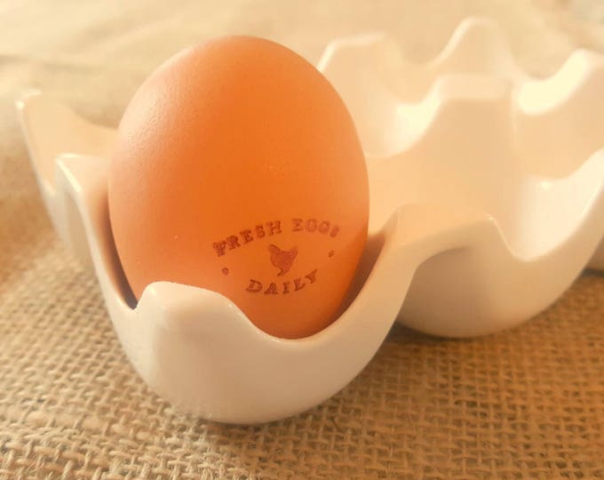 Mini fresh Eggs Daily Ink Stamp for Eggs PLUS Mini - Etsy
