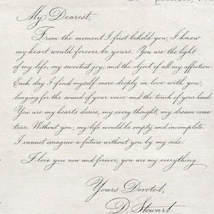 Personalized Handwritten Calligraphy – Love Letters, Wedding Vows, and ...