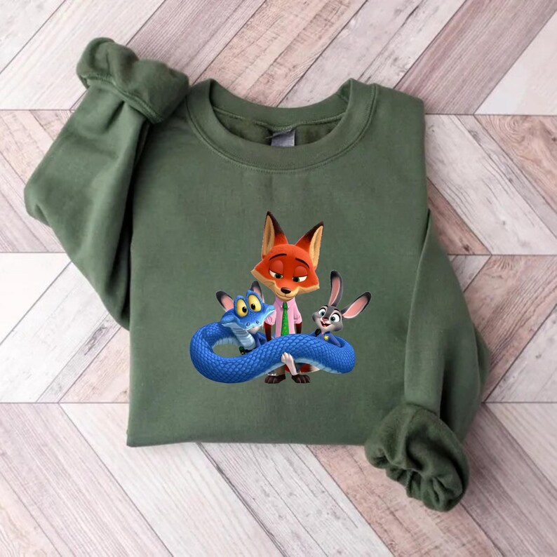 Disney Zootopia 2 Sweatshirt, Zootopia Characters Youth Sweatshirt ...