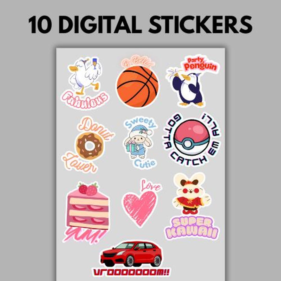 Digital Stickers | Notability Stickers | Everyday Pngs | Shop Bundle ...