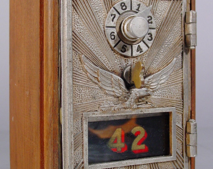 Vintage Coin Bank, Antique Post Office Lock Box Coin Bank From Odyssey ...