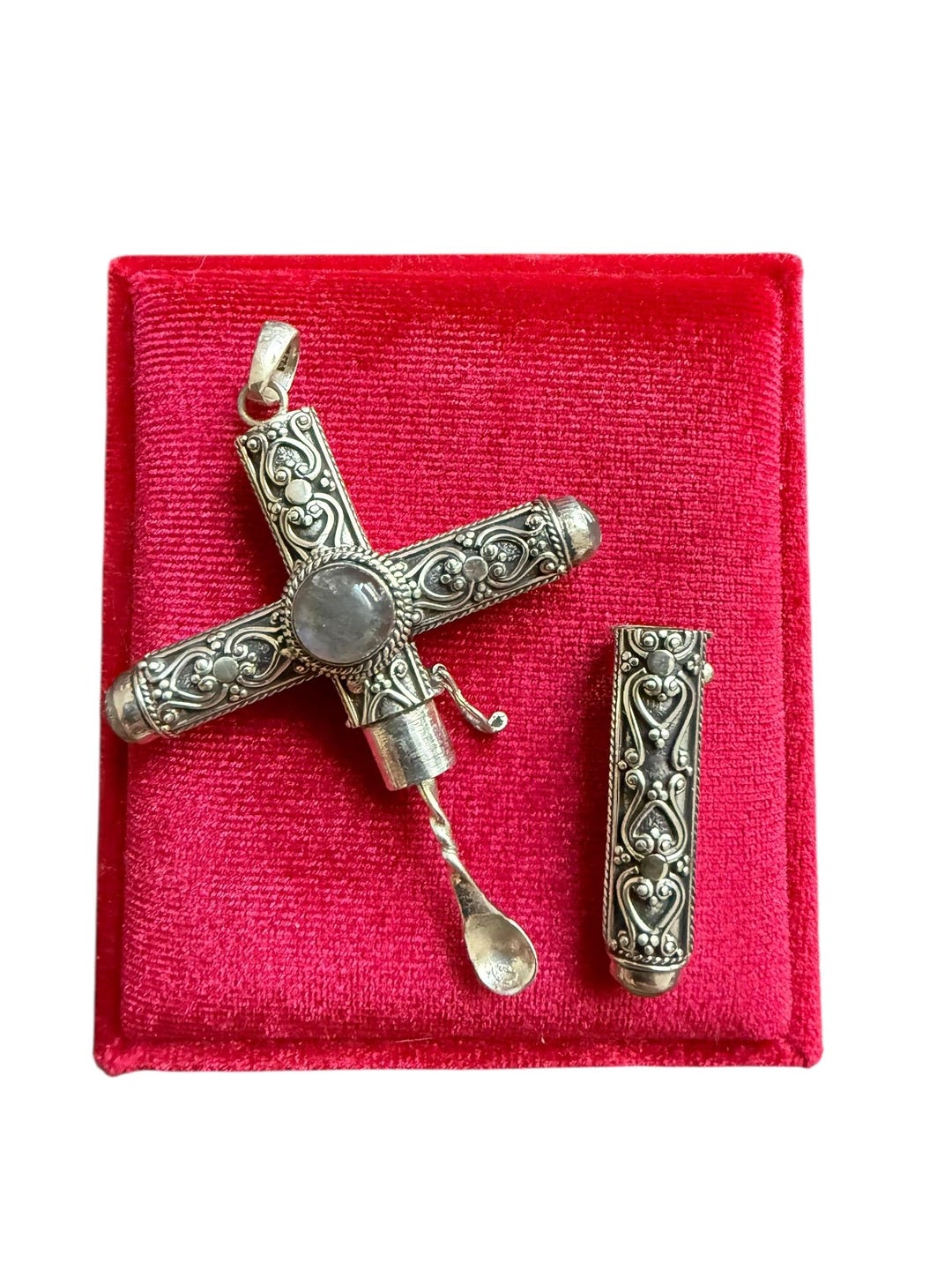 Handmade 925 Sterling Silver Cruel Intentions Style Cremation Cross ...