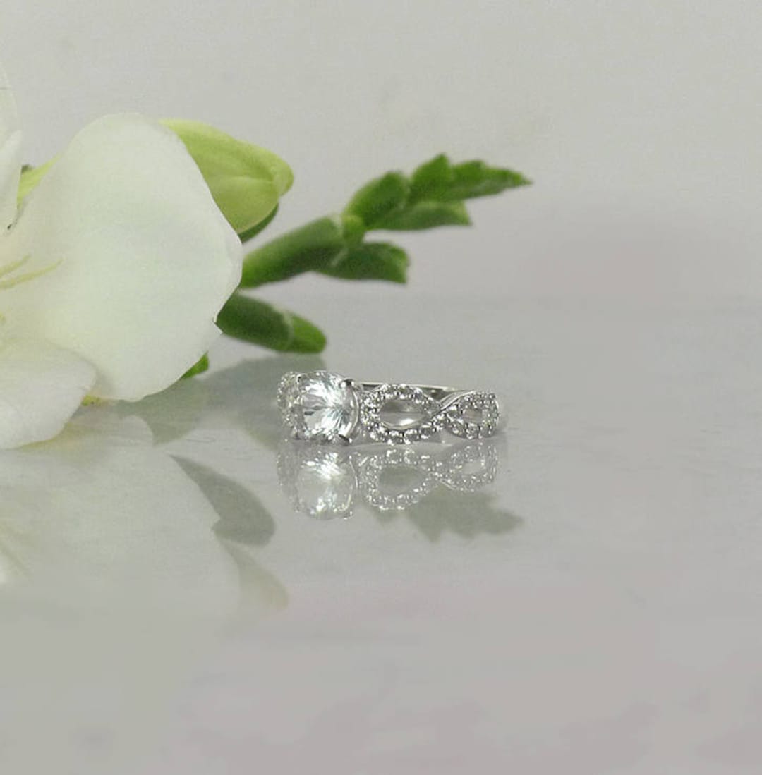 Infinity Ring, Infinity Engagement Ring, Infinity Wedding Ring ...