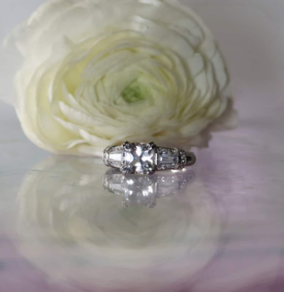 Herkimer Diamond Engagement Ring, Engagement Ring, Unique Promise Ring ...