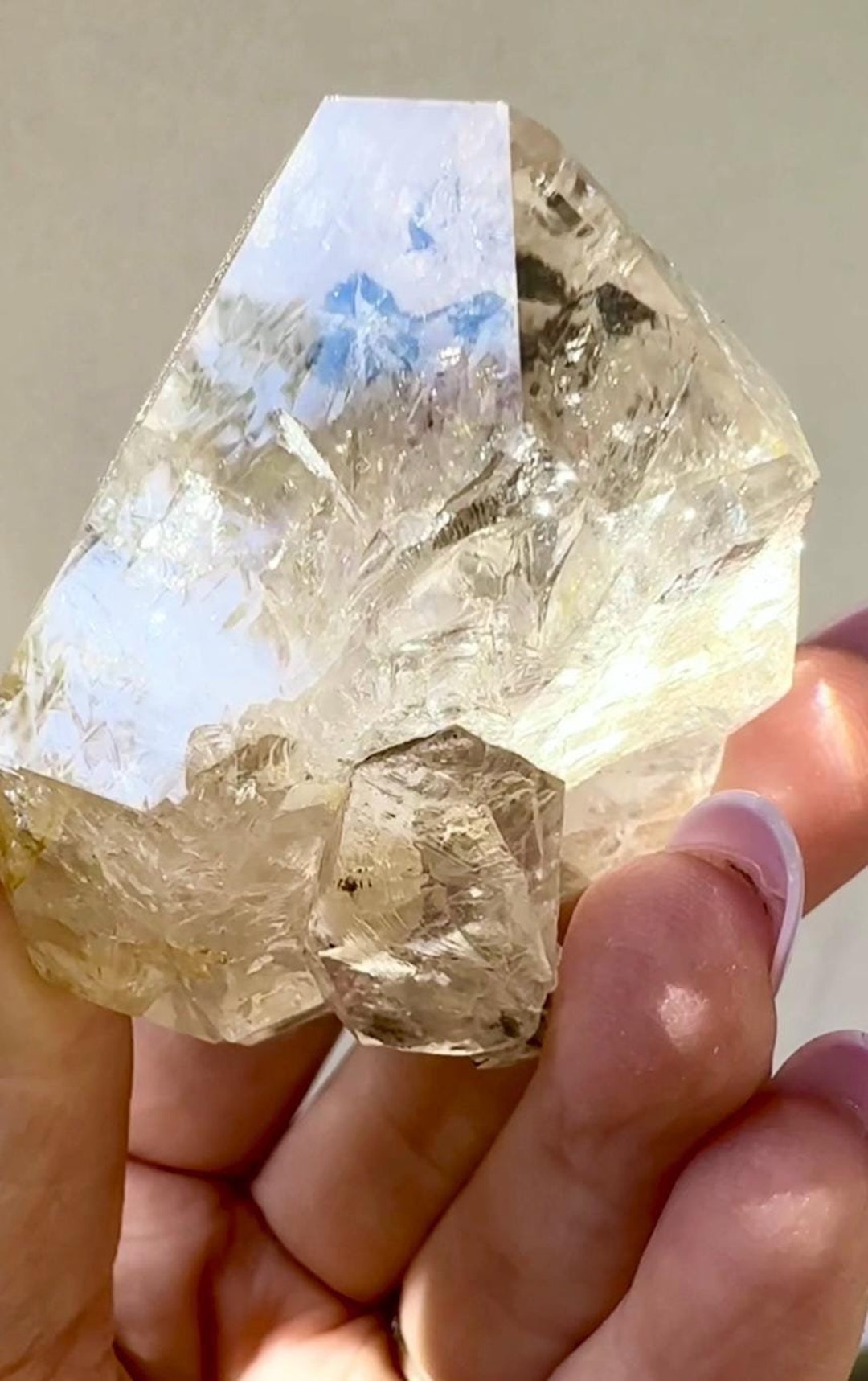 Herkimer Diamond Point, Herkimer Crystal, Meditation, Yoga Decor ...