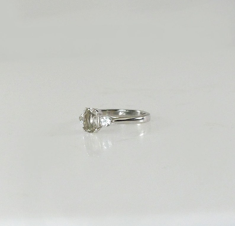 Herkimer Diamond Engagement Ring Engagement Ring Unique - Etsy