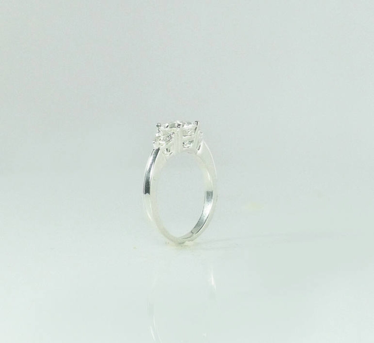 Bespoke Ring Bespoke Engagement Ring Diamond Alternative | Etsy