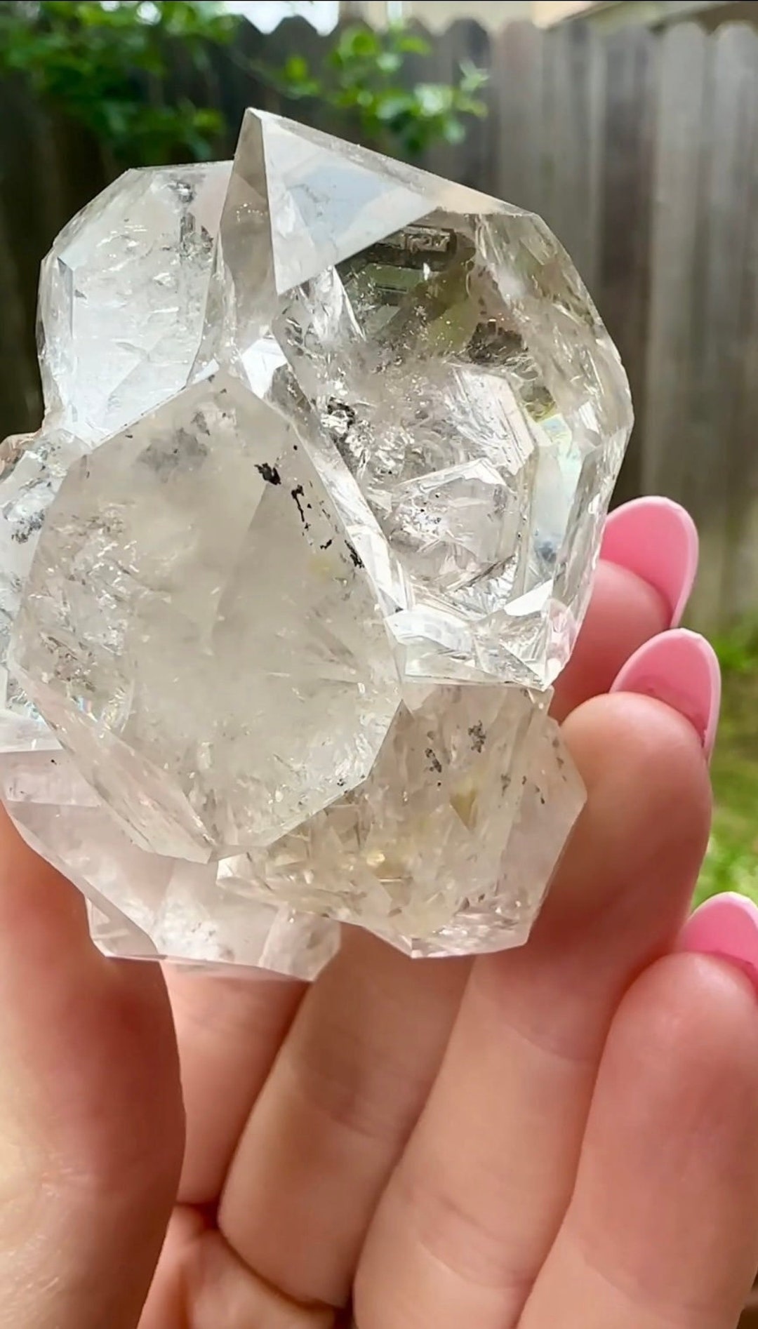 Crystal Cluster, Multiple Point Crystal, Crystal, Herkimer, Herkimer ...