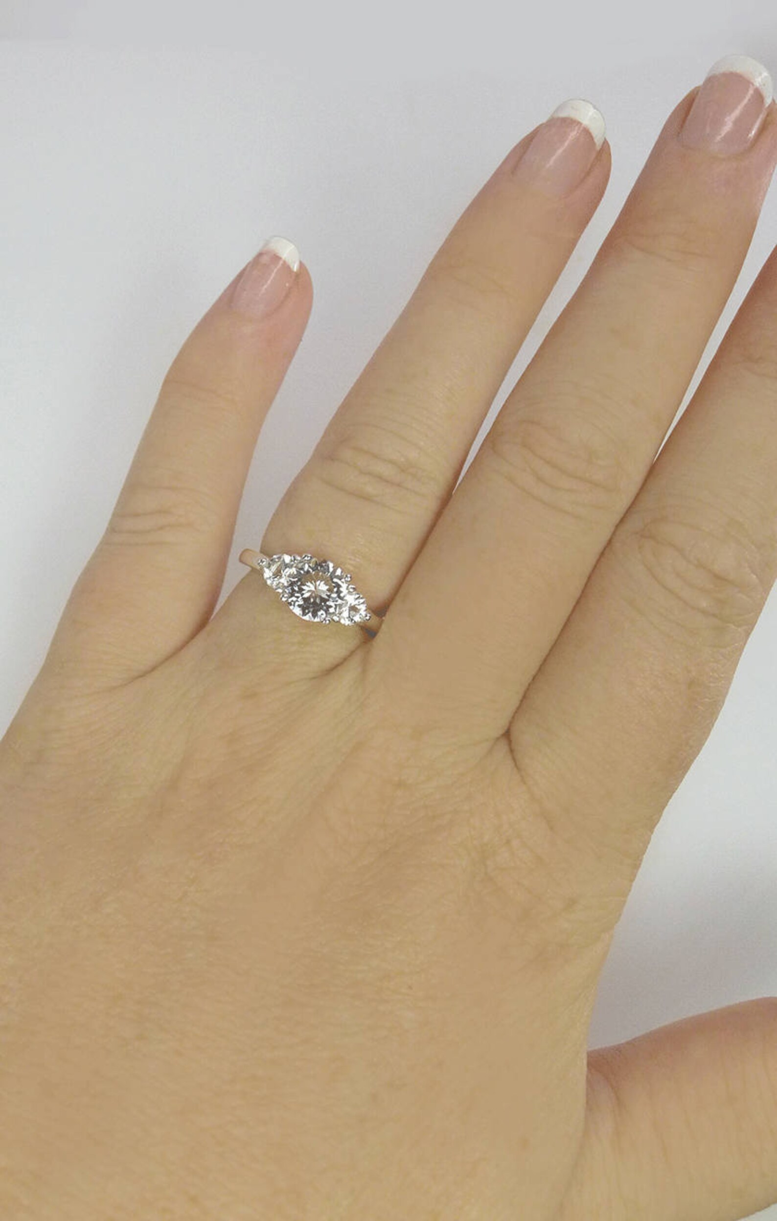 Bespoke Ring Bespoke Engagement Ring Diamond Alternative | Etsy