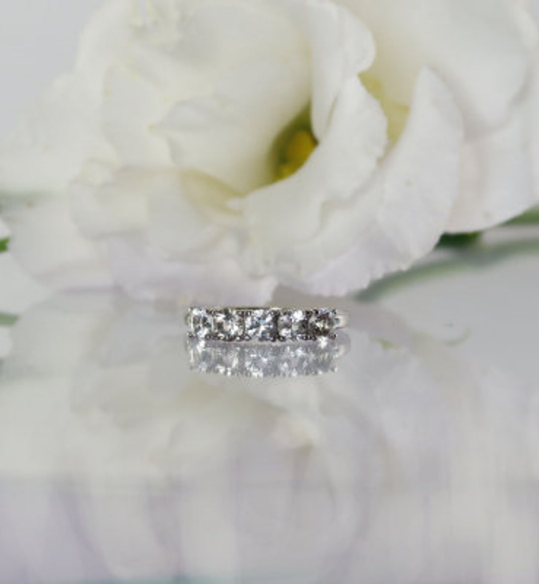 Herkimer Engagement Ring, Platinum Herkimer Diamond Ring, Herkimer ...