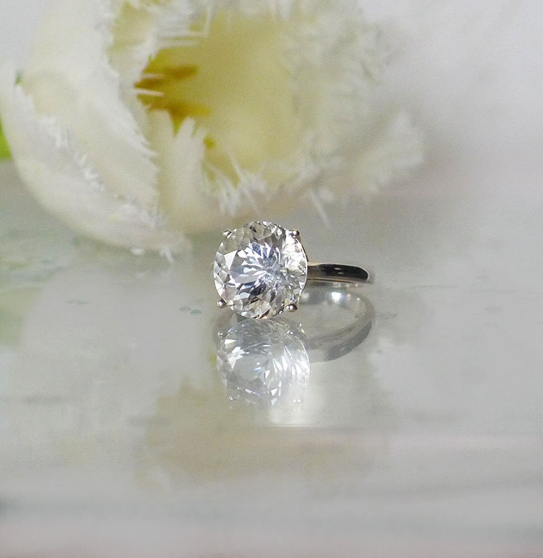 Non Traditional Engagement Ring, Non Traditional Ring, Non Diamond Ring ...