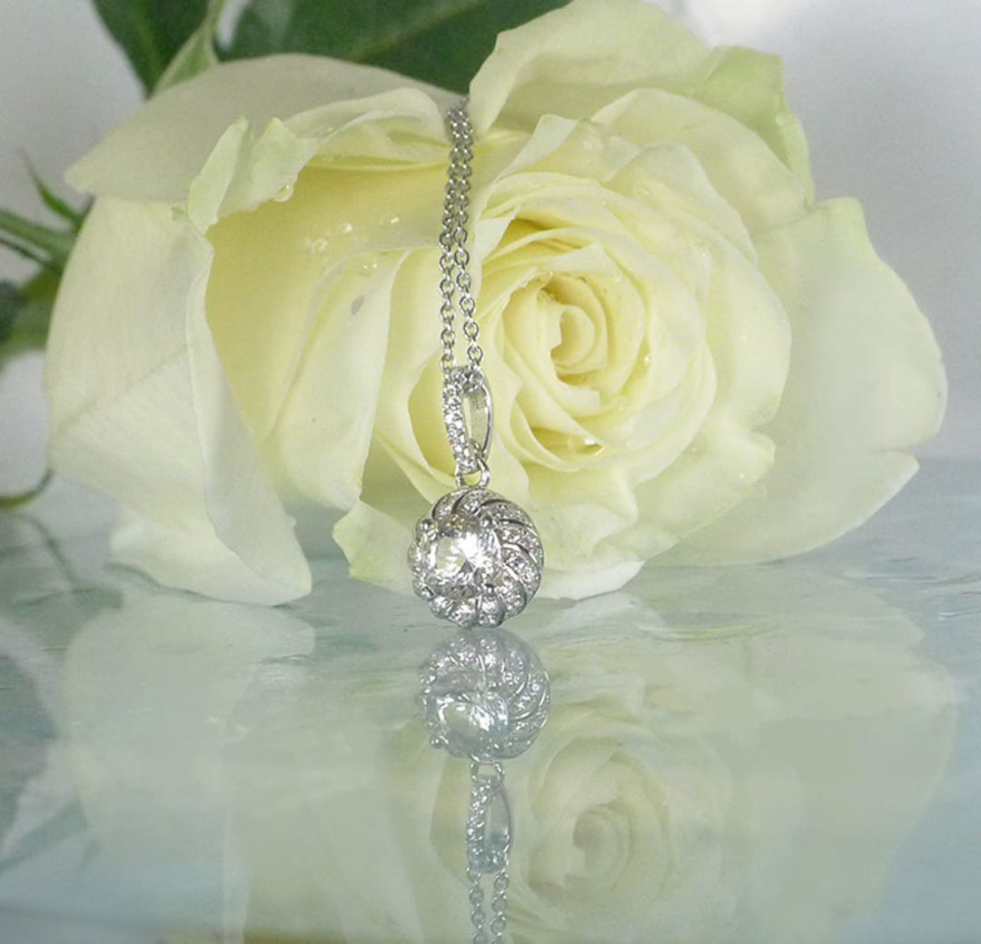 White Gemstone Bridal Jewelry, Natural White Gemstone, White Gemstone ...