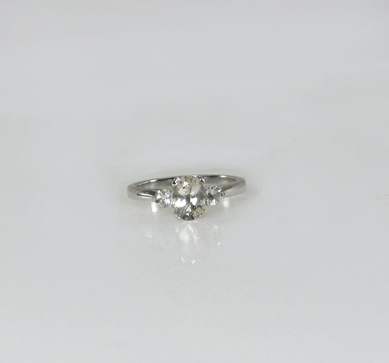 Herkimer Diamond Engagement Ring Engagement Ring Unique - Etsy