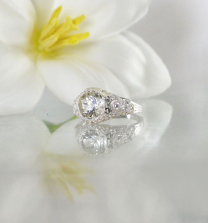 Art Deco Ring Design Art Deco Ring Antique Style Ring - Etsy