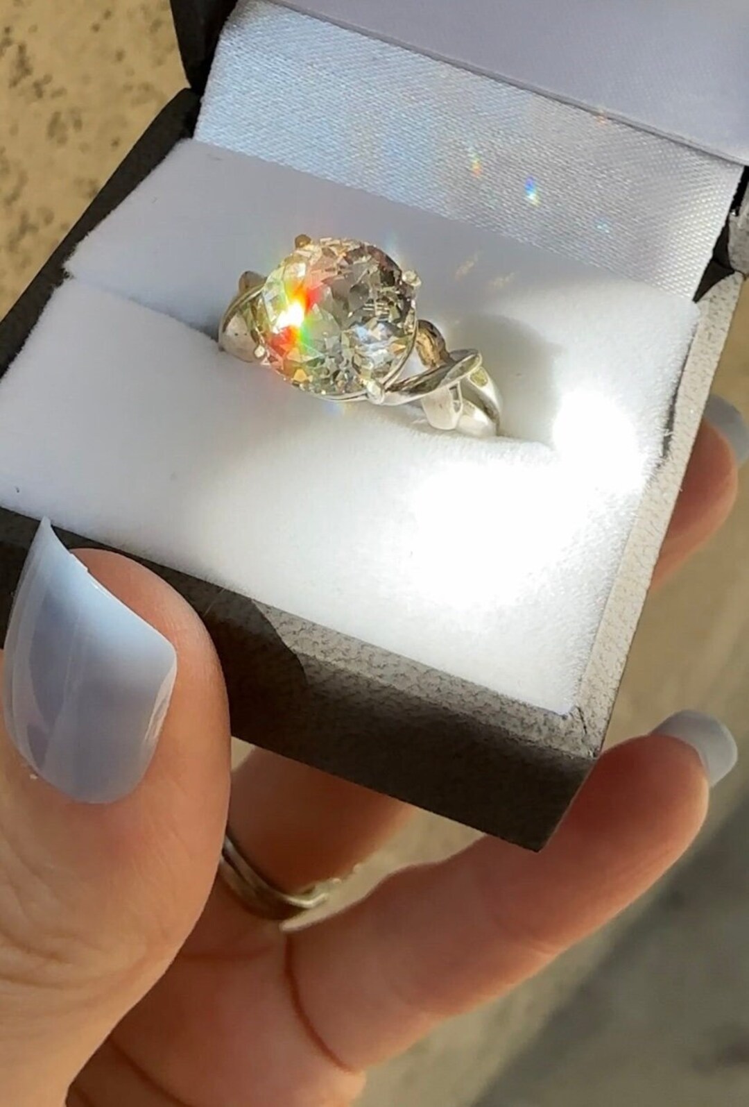 Hugs Kisses Ring, Kiss Ring, Unique Engagement Ring, XO Ring, Love Ring ...