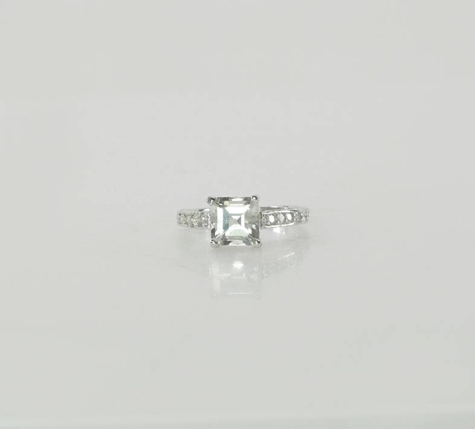 Square Engagement Ring Princess Cut Ring Princess Cut | Etsy