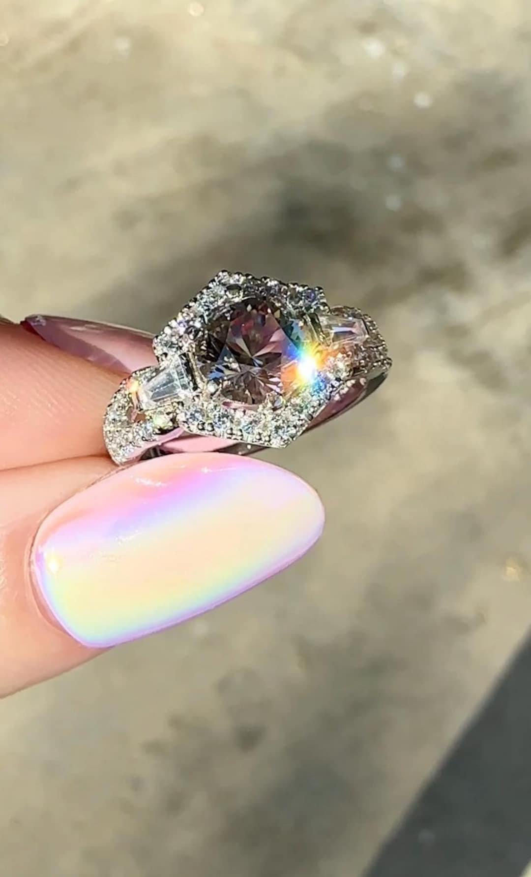 Art Deco Ring Design, Art Deco Ring, Antique Style Ring, Herkimer ...