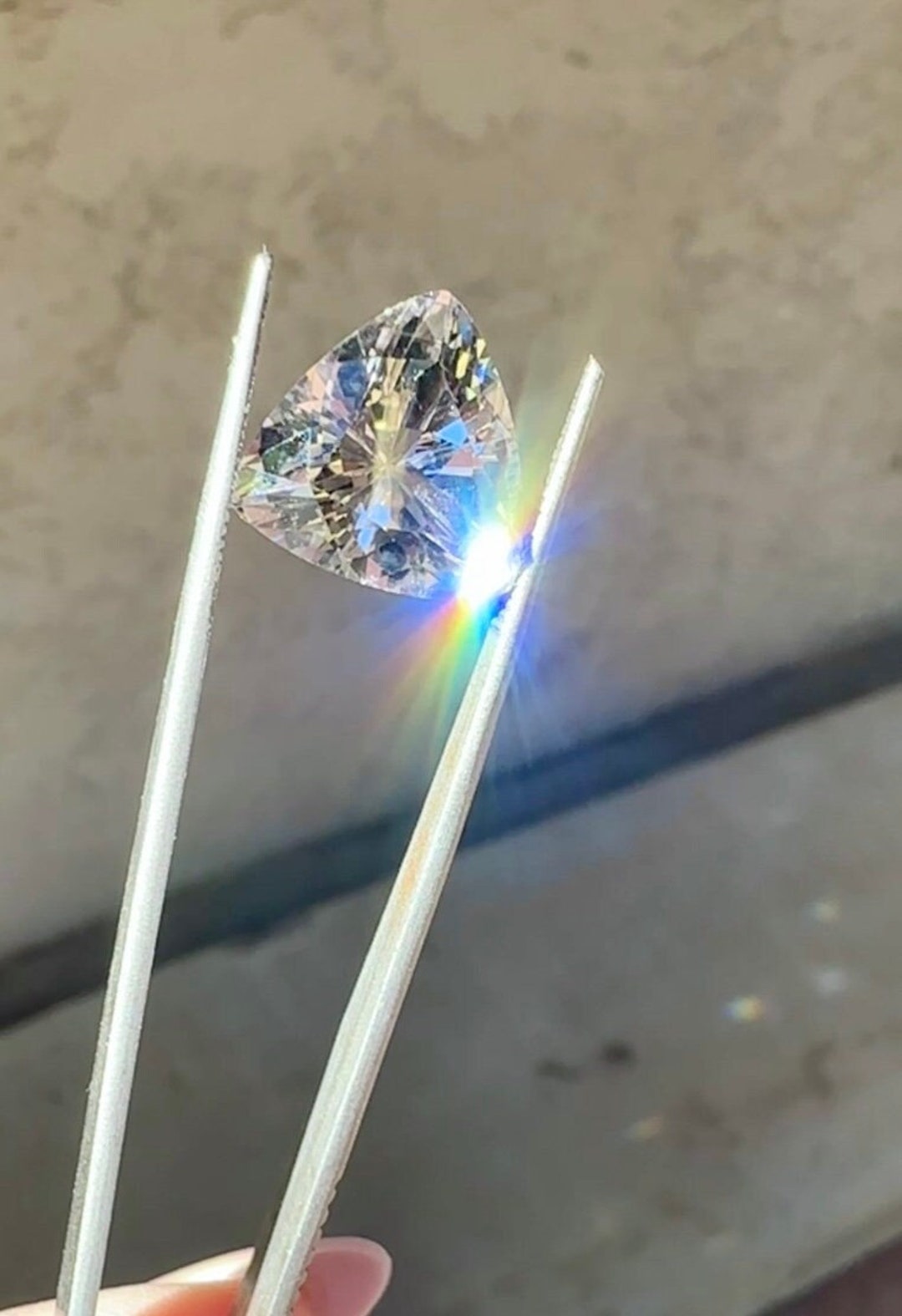 Trillion Cut Gemstone, Fancy Trillion Cut Ring, Trillion Cut Jewelry ...